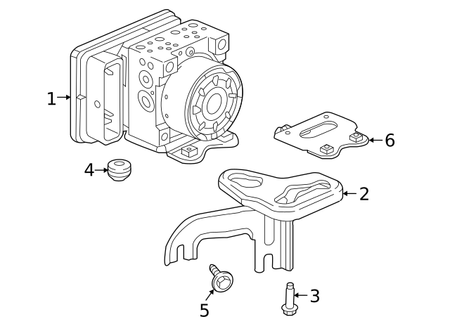 2021-2024 Honda Civic Mount Bracket 57115-T20-A00 | OEM Parts Online