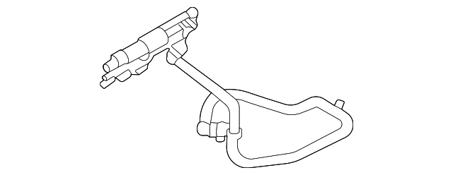 OEM Ford Connector Hose For 2020-2024 Ford - Part No. LX6Z-9D665-B ...