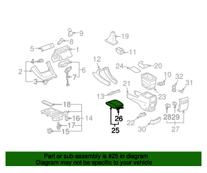 58905-AA030-E1 - Lid Assembly - 2005-2006 Toyota Camry | OEM Genuine ...
