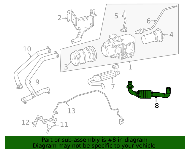 9108304601 - Air Duct 2019-2023 Mercedes-Benz | Mercedes-Benz USA Parts