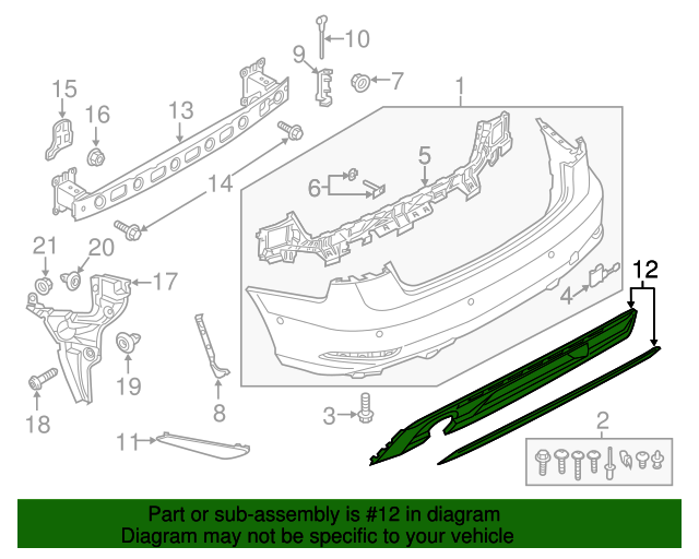 2017-2020 Audi Lower Panel 8V5-807-434-D-9B9 | OEM Parts Online