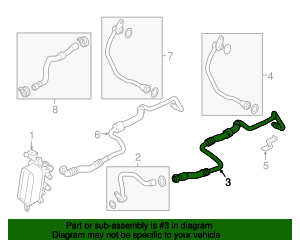 Genuine BMW 17-22-7-599-919 | Inlet Hose | FREE Shipping on Most Orders ...