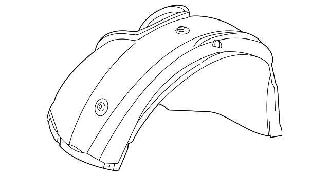 Genuine BMW 51-71-8-159-423 | Fender Liner | FREE Shipping on Most ...