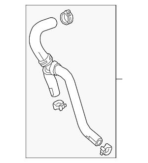 2019-2023 GM Engine Oil Cooler Coolant Inlet Hose 12692080 ...