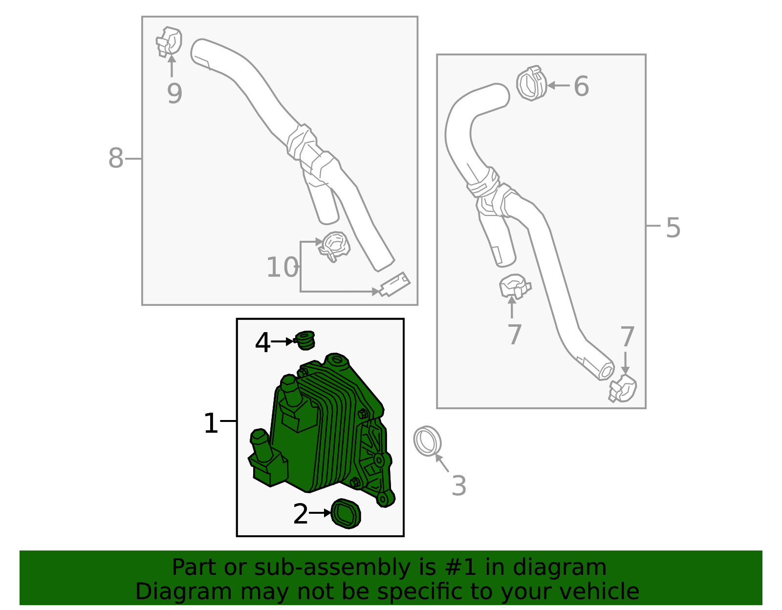 2021-2025 GM Oil Cooler 12733442 | QuirkParts