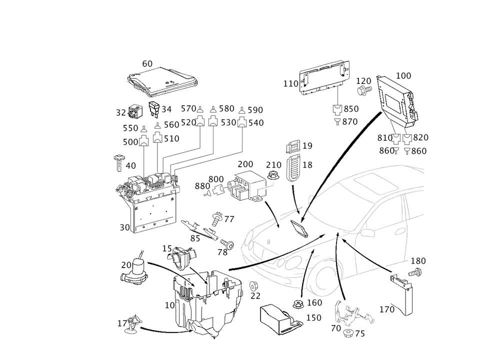 002-542-47-19 - Relay 1994-2009 Mercedes-Benz | Mercedes-Benz USA Parts