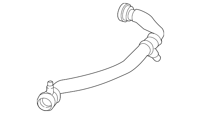 OEM BMW Lower Hose Part# 17128616528 | BMW Parts Center