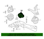 22326860529 - 2016-2025 BMW Trans Mount (22-32-6-860-529) | BMW of ...