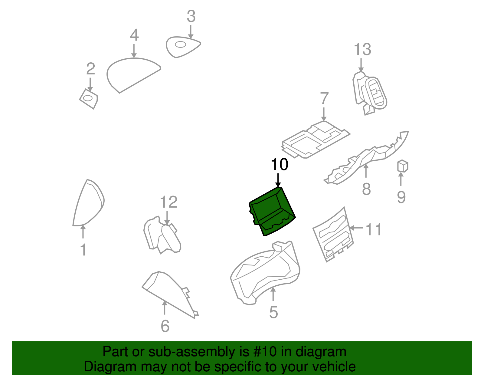 2008-2017 Infiniti Radio Bezel 68270-1BA0A | INFINITI OF WEST CHESTER
