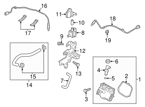 2013-2019 Mazda Oxygen Sensor PE02-18-86ZA | TascaParts.com