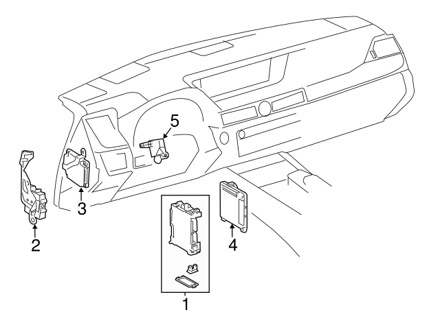2014-2023 Lexus Steering Column Control Module 89227-53010 | Genuine ...