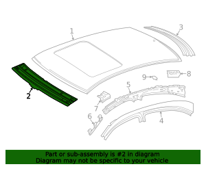 257-650-00-00 - Header Panel 2019-2023 Mercedes-Benz | Mercedes-Benz ...