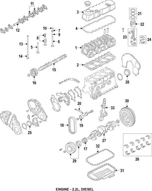 Engine for 1986 Isuzu Trooper | Isuzu Parts Center