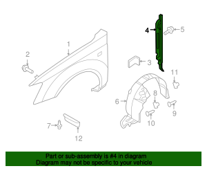 84126-3K000 - Rear Insulator - 2006-2010 Hyundai Sonata | World OEM ...