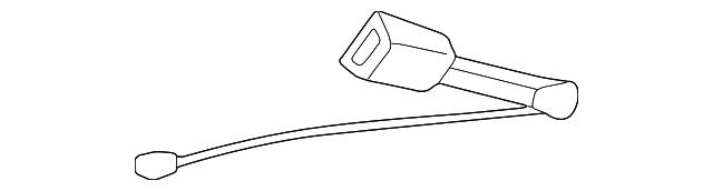 1997-2001 Toyota Camry Seat Belt Receptacle (Right, Front) 73230-AA020 ...