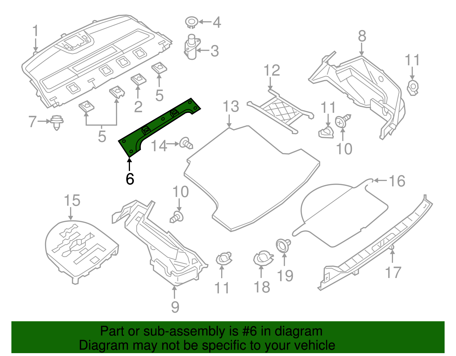 2007-2018 Nissan Altima Finish Panel 79922-JA00A | Sullivan Brothers Nissan