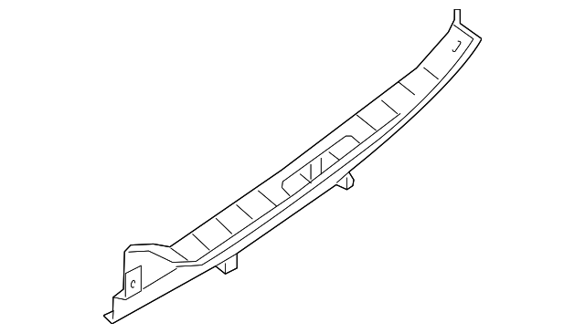 2013-2018 Nissan Altima Rear Panel Trim 84920-3TA0A | Nissan Parts Plus