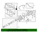 2013-2020 Nissan Pathfinder Dust Seal 39752-JA11B | OEM Parts Online