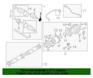 39752-JA11B - Dust Seal 2013-2020 Nissan Pathfinder | Nissan Parts ...