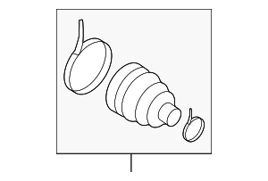 C9741-3JA1A | Nissan Repair Kit - Dust Boot Rear Drive Shaft - Genuine ...
