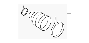 C9741-ED300 | Nissan Repair Kit - Dust Boot Rear Drive Shaft - Genuine ...