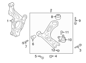 2016-2018 Kia Optima Lower Ball Joint 54530 C1000 | OEM Parts Online