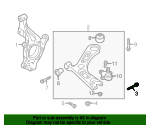 54562-4D000 - Knuckle Bolt 2011-2020 Kia Optima | Kia.Parts Store