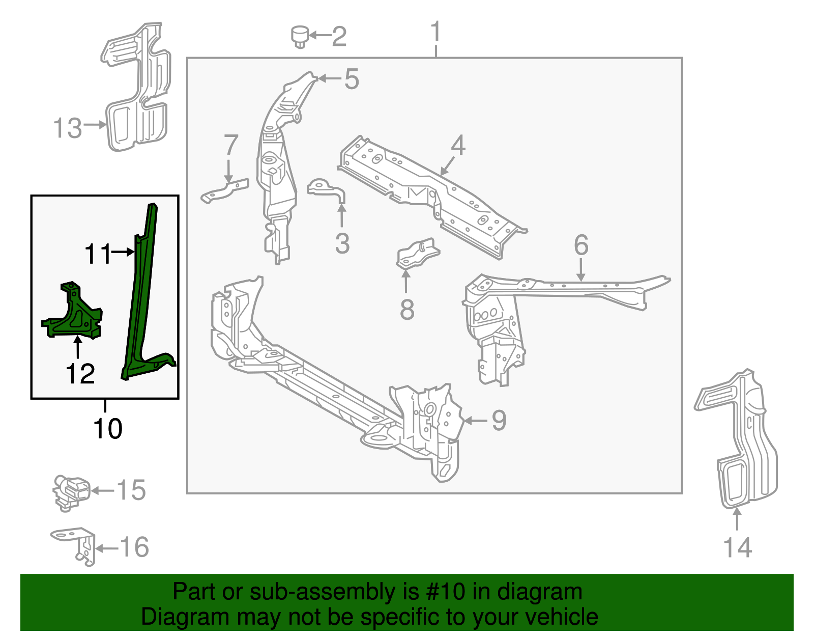 2017-2019 Toyota Corolla Latch Support 53208-02200 | Toyota of Des ...
