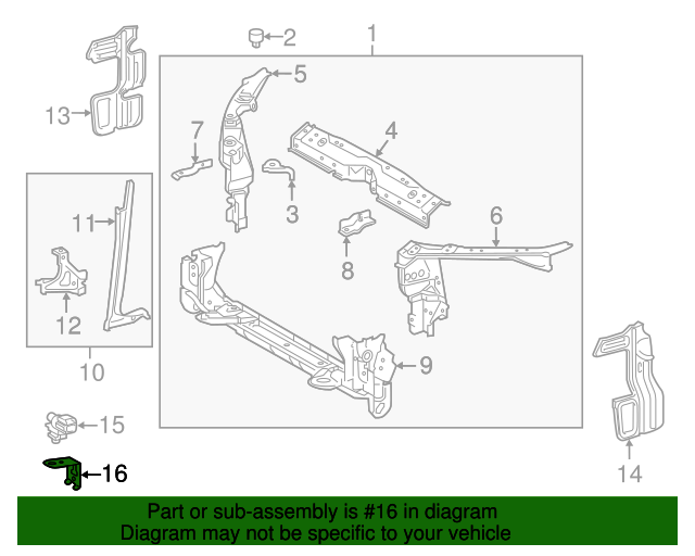 88688-0Z220 - Temp Sensor Bracket - 2008-2019 Toyota | OEM Genuine ...