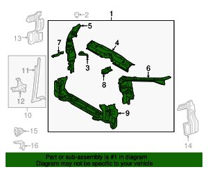 53201-02330 - High-Quality Radiator Support Panel for 2014-2019 Toyota ...