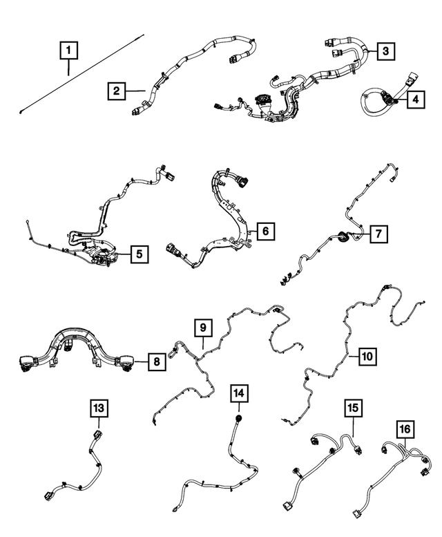 2021-2024 Jeep Battery Charger Cable 05185049AD | Mopar Estores