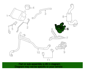 2012-2013 Chevrolet Impala Secondary Air Injection Pump 12634456 ...