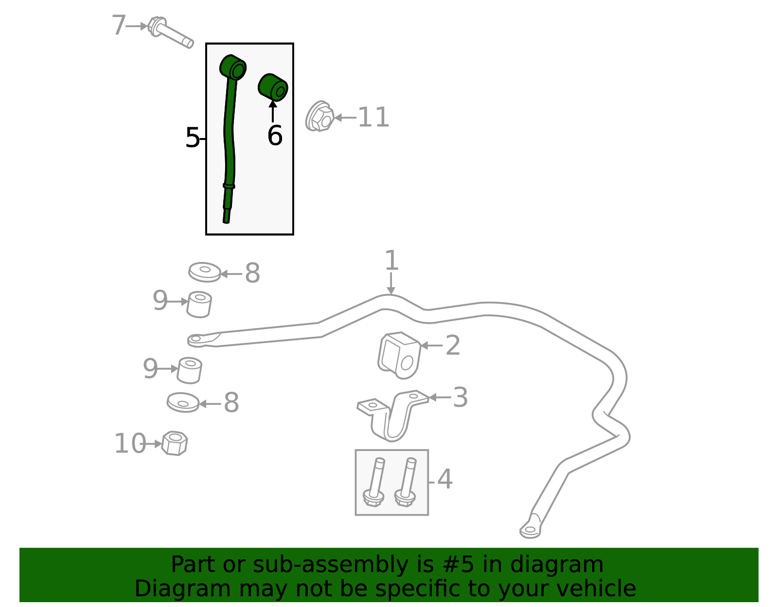 1990-2025 Ford Motorcraft™ Suspension Stabilizer Bar Link Kit MEF-45 ...