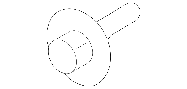 Genuine OEM Ford Part - Door Window Glass Surround Channel Bolt W718966 ...