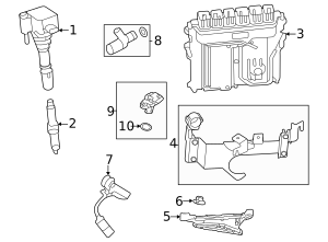 LR074065 - Engine Camshaft Position Sensor 2018-2024 Land Rover ...