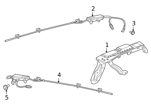 2020-2025 Chevrolet Corvette Driver Side High Frequency Antenna ...