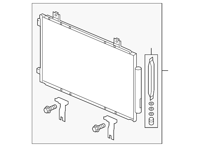 80100-TJB-A01 - Condenser Assembly 2019-2021 Acura RDX | Honda Acura Online