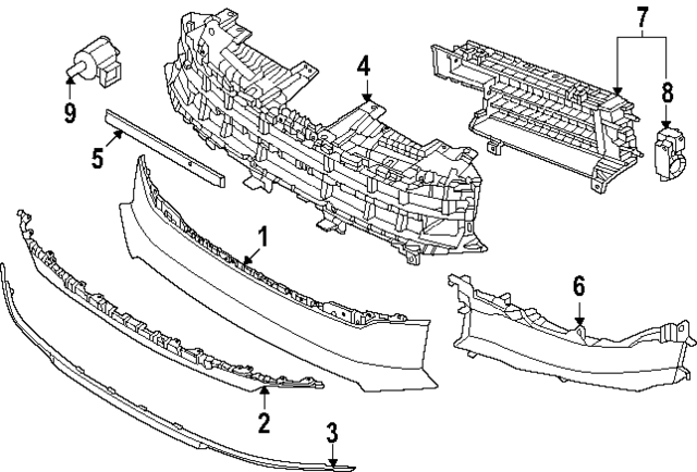 92209-DO000DFG - Grille Assembly 2024 Kia EV9 | Kia.Parts Store