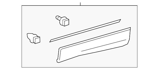 2013-2015 Toyota RAV4 Lower Molding 75078-42011 | OEM Parts Online