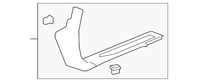2024-2025 GMC Front Sill Plate 85513089 | GM Parts Center