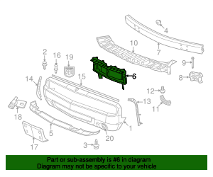 2008-2014 Dodge Challenger Support 68043965AC | Mopar Parts Canada