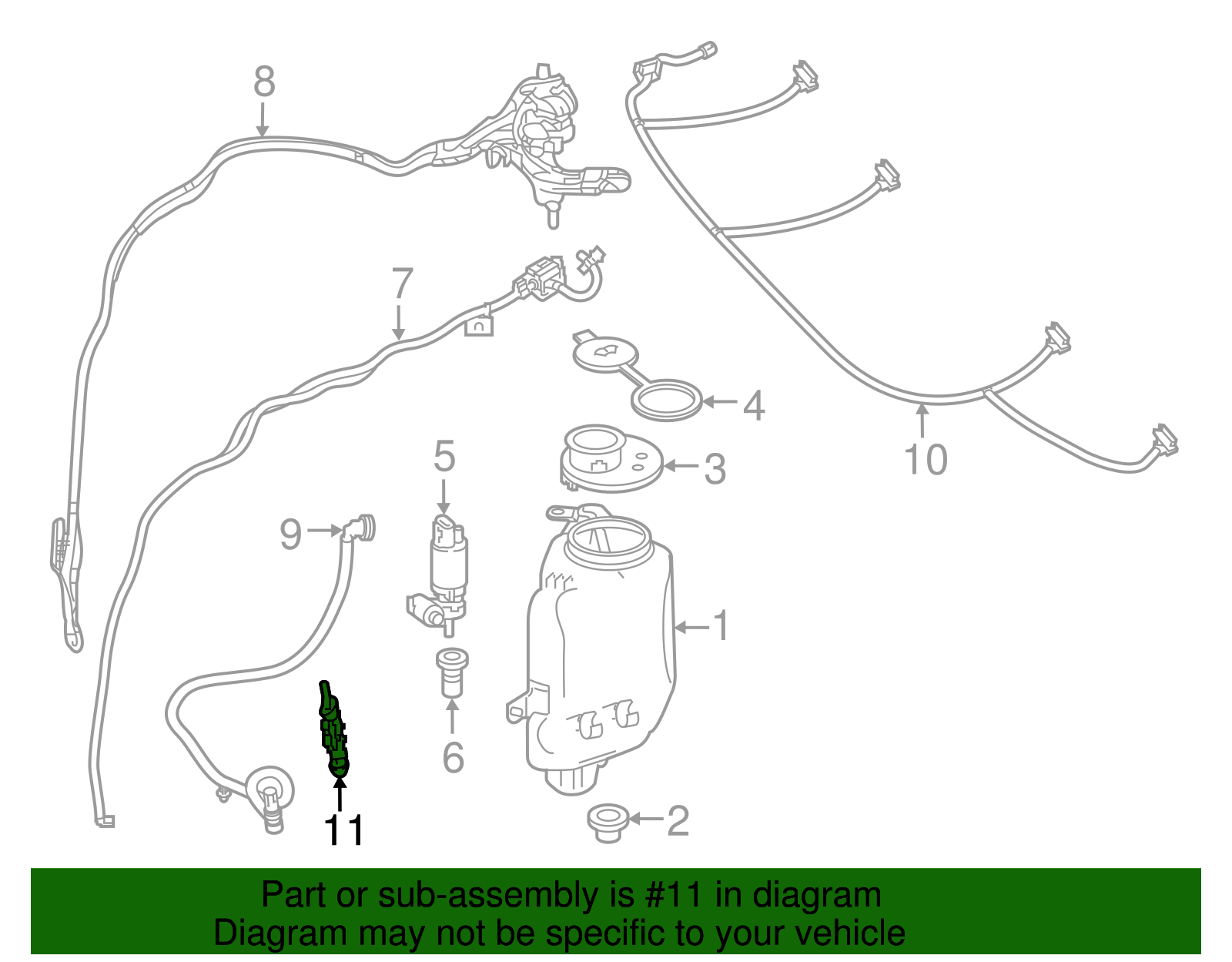2014-2021 Mercedes-Benz Nozzle Assembly 099-869-00-01 | Retail ...