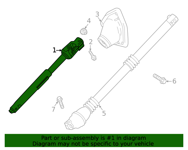 W (S)Shaft 85608894 | TascaParts.com