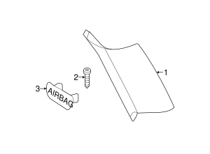 Genuine BMW 51-43-7-363-963 | Lock Pillar Trim | FREE Shipping on Most ...