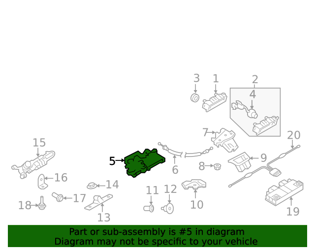 4M0-827-887-C - Motor 2017-2023 Audi | Euro Parts 4 Less