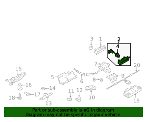 760-827-566 - Release Handle 2019-2025 Audi | AutoNation Parts