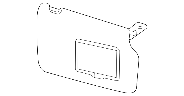 Genuine OEM Ford Part - Sun-Visor BE8Z-5404105-CB | Genuine OEM Ford ...