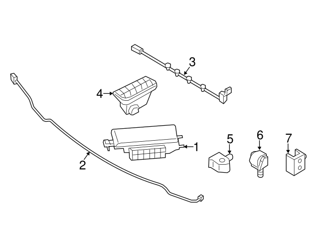 65779196043 - 2014-2019 BMW Ft Impact Sensor (65-77-9-196-043) | BMW of ...