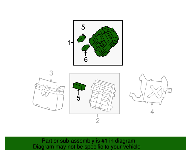 2007-2014 GM Fuse Block 22745714 | GM Parts Center