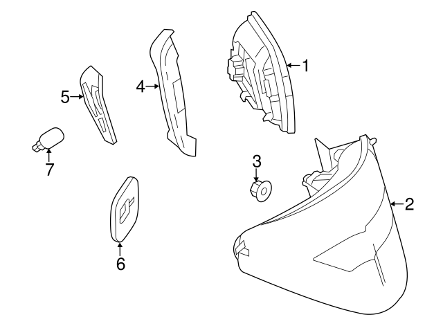 Tail Light Assembly - 2010-2013 Mercedes-Benz (207-906-03-58-64) | Get ...